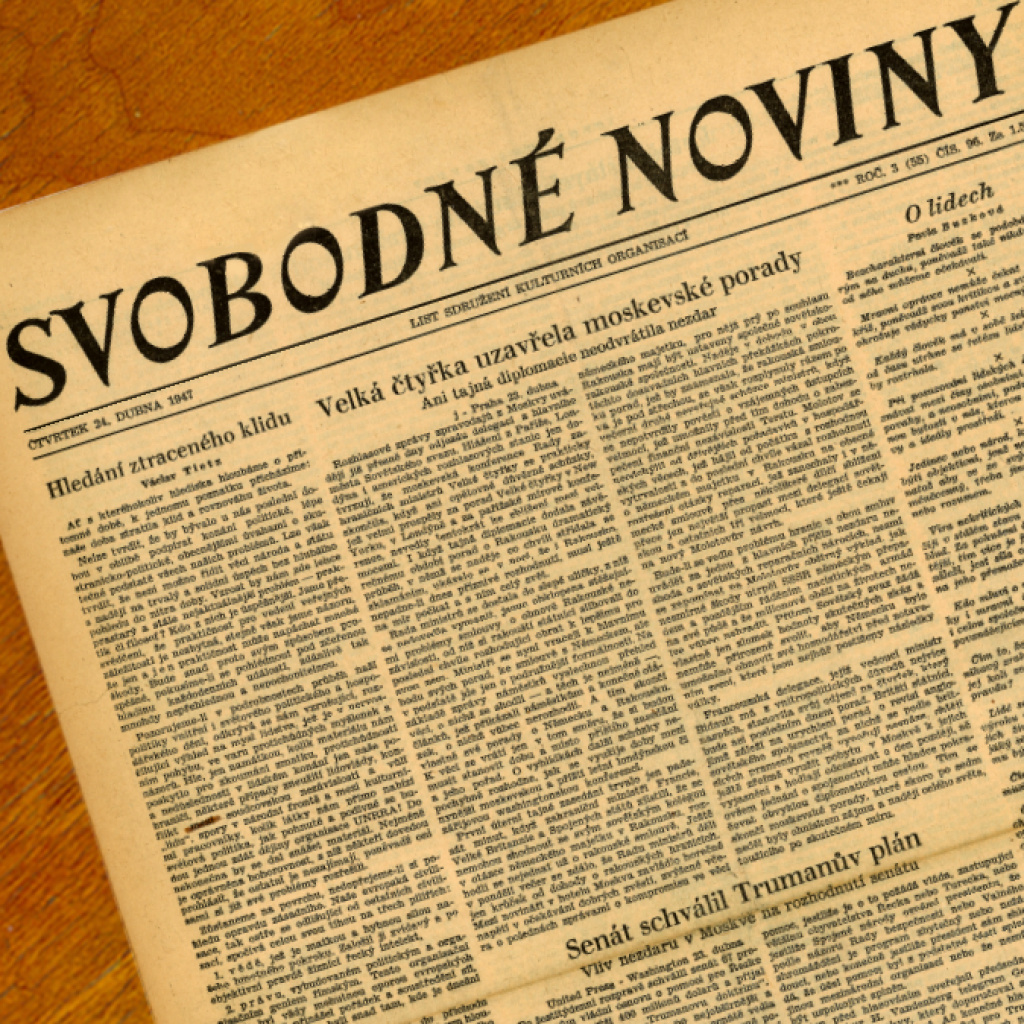 Originály novin – Historické dárky